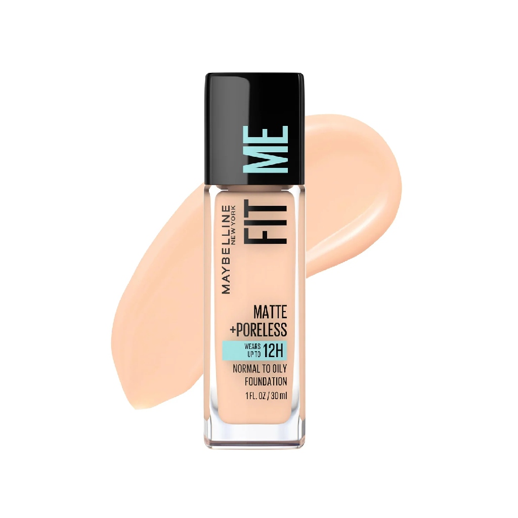 Maybelline Fit Me Matte Poreless Foundation Makeup , 120 Classic - Raw ...